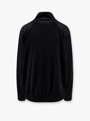MAISON MARGIELA Zip-up Sweatshirt With Numeric Embroidery