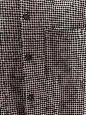 HEVO Cotton Blend Shirt With Checked Pattern