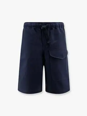 Studio Nicholson Cotton Bermuda Shorts - Blue