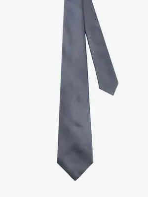 Kiton Silk Tie - Grey