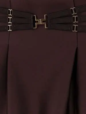 Elisabetta Franchi Satin Mini Skirt