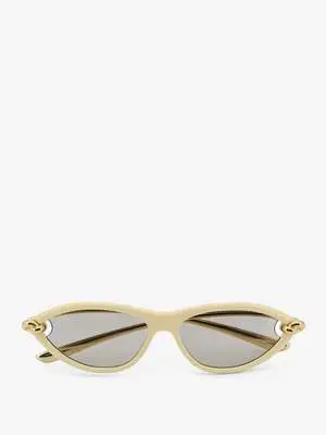 Bottega Veneta Knot Cat-eye Sunglasses