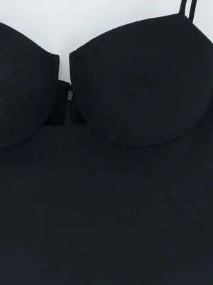 Givenchy Cutaway Satin Mini Dress