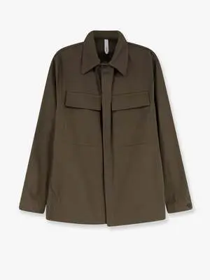 HEVO Specchiolla Cotton Shirt - Green