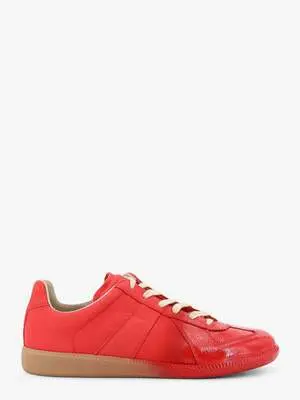 MAISON MARGIELA Replica Leather Sneakers - Red