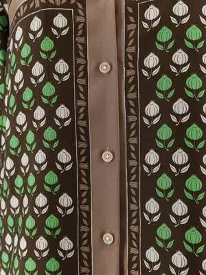 Tory Burch Multicolor Silk Shirt