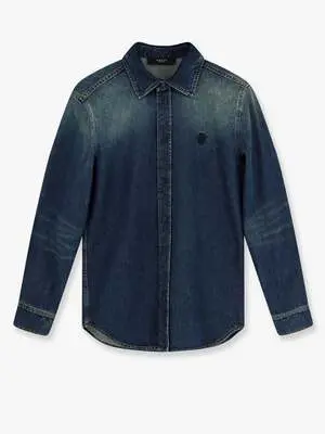 Gucci Certified Washed Cotton Denim Shirt - Blue