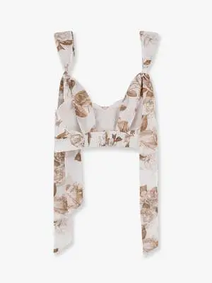 LAVI Seraphina Cotton Crop Top