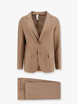 HEVO Galatina Viscose And Linen Suit