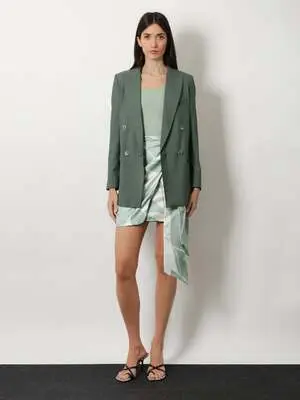 Max Mara Mxmstrano Silk Pareo Skirt