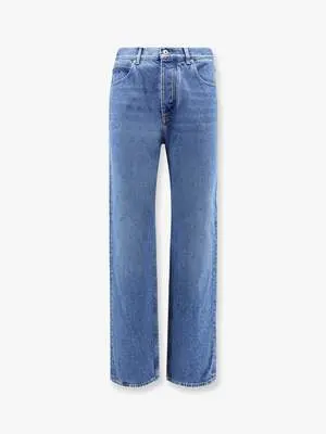 Bottega Veneta Regular Cotton Jeans - Blue