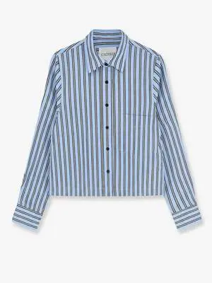 Closed Classic Cropped Shirt - Blue