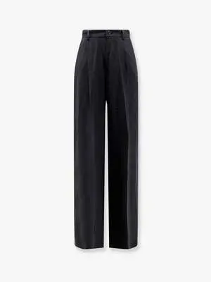 HEVO Torreveneri Modal Blend Trousers - Black