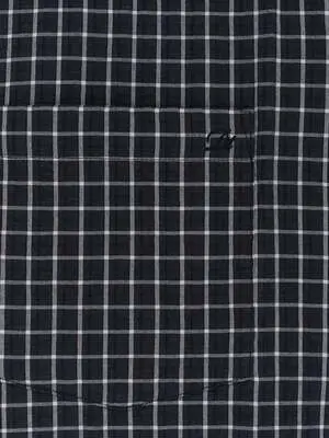 DUNST Cotton Blend Shirt With Check Pattern