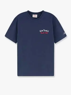 MC2 SAINT BARTH Portland Cotton T-shirt With Front Embroidery