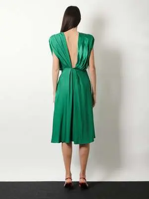 Versace Cocktail Viscose And Silk Dress
