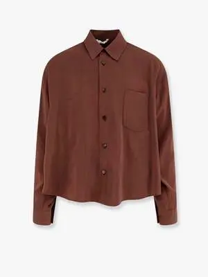 HEVO Arpinova Modal Blend Shirt - Brown