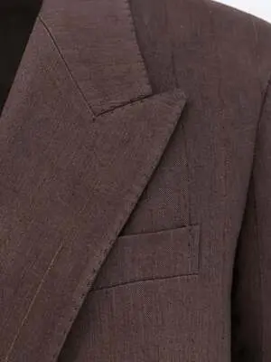 Tagliatore Jasmine Pinstripe Linen And Viscose Suit