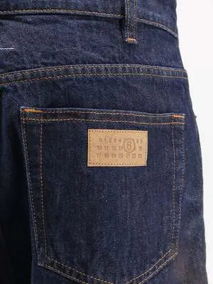 MAISON MARGIELA Straight Leg Jeans With Numeric Signature Tag