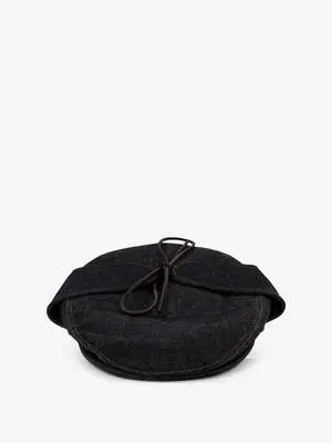 WALK IN PARIS Sherlock Raw Denim Trapper Hat - Blue