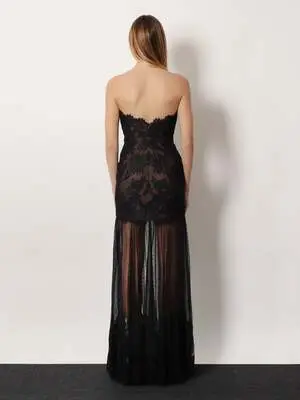 Retrofete Vespera Long Lace Dress