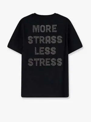 Pinko Cotton T-shirt With Front Lettering Logo