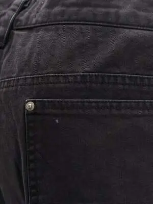 TONYWACK Cotton Cargo Bermuda Shorts With Distressed Effect