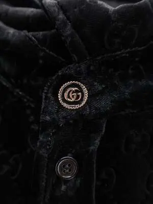 Gucci Stretch Gg Dévoré Velvet Shirt