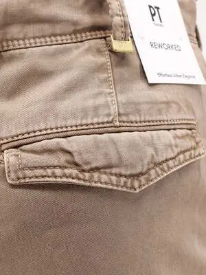 PT TORINO Reworked Michael Deluxe Cotton Trousers - Beige