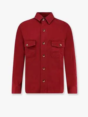 TONYWACK Oversize Cotton Shirt - Red