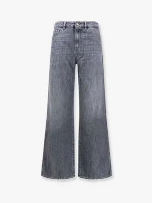 3x1 The Kat Cotton And Lyocell Jeans - Grey