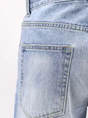 TONYWACK Straight Fit Cotton Jeans