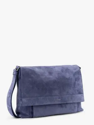 Orciani Peach Suede Messenger Bag