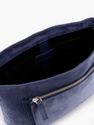 Orciani Peach Suede Messenger Bag