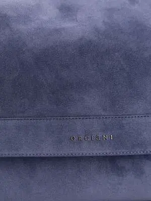 Orciani Peach Suede Messenger Bag