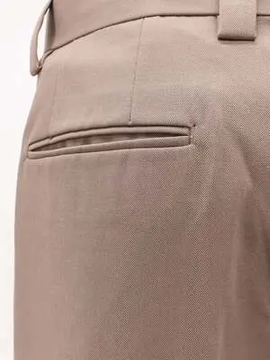 TONYWACK Wool Blend Trousers With Frontal Pinces