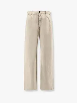 MASSIMO OSTI STUDIO Cotton Trousers - Beige