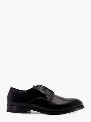 DOUCAL'S Leather Lace-up - Black