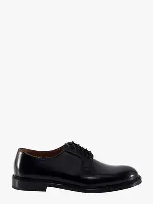 DOUCAL'S Leather Lace-up - Black