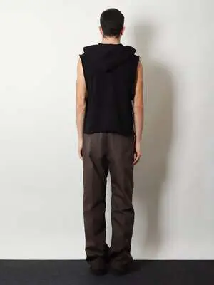 Rick Owens Sleeveless Organic Cotton Sweatshirt