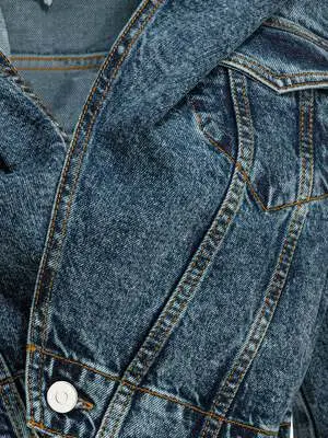 Alaïa Hooded Denim Jacket