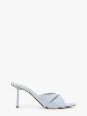 LE SILLA Shirley Patent Leather Sandals - Grey