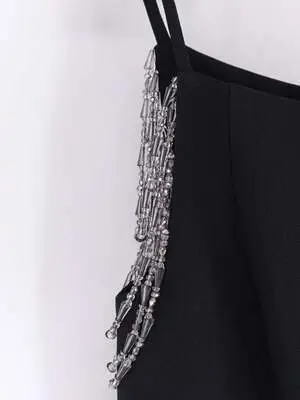 Pinko Bergamotto Dress With Jewel Details - Black