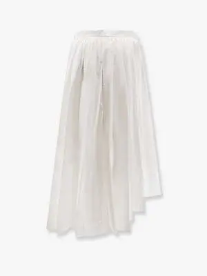 SELF-PORTRAIT Asymmetrical Cotton Skirt