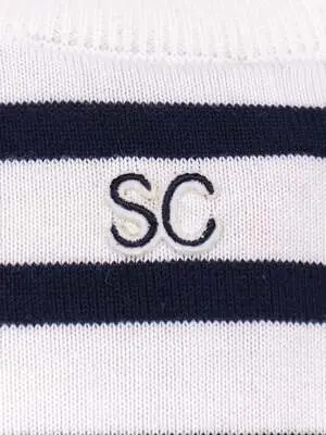 SEMICOUTURE Striped Cotton Sweater