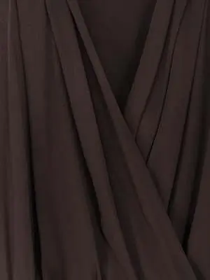 SEMICOUTURE Satin Wrap Blouse