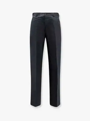PT TORINO Michael Reworked Linen And Cotton Trousers - Blue