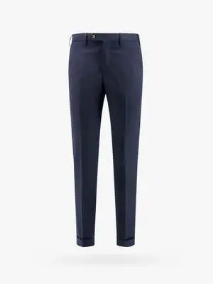 PT TORINO Stretch Virgin Wool Trousers - Blue
