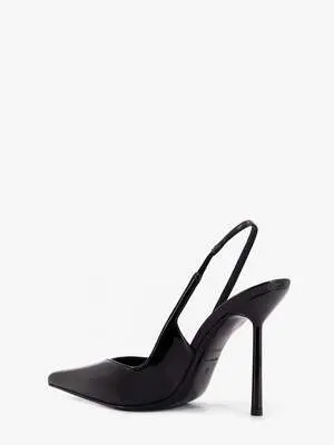 LE SILLA Vivienne Patent Leather Slingback Pumps - Black
