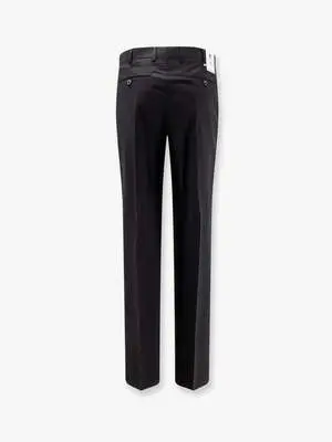 PT TORINO Union Fit Virgin Wool Trousers - Black